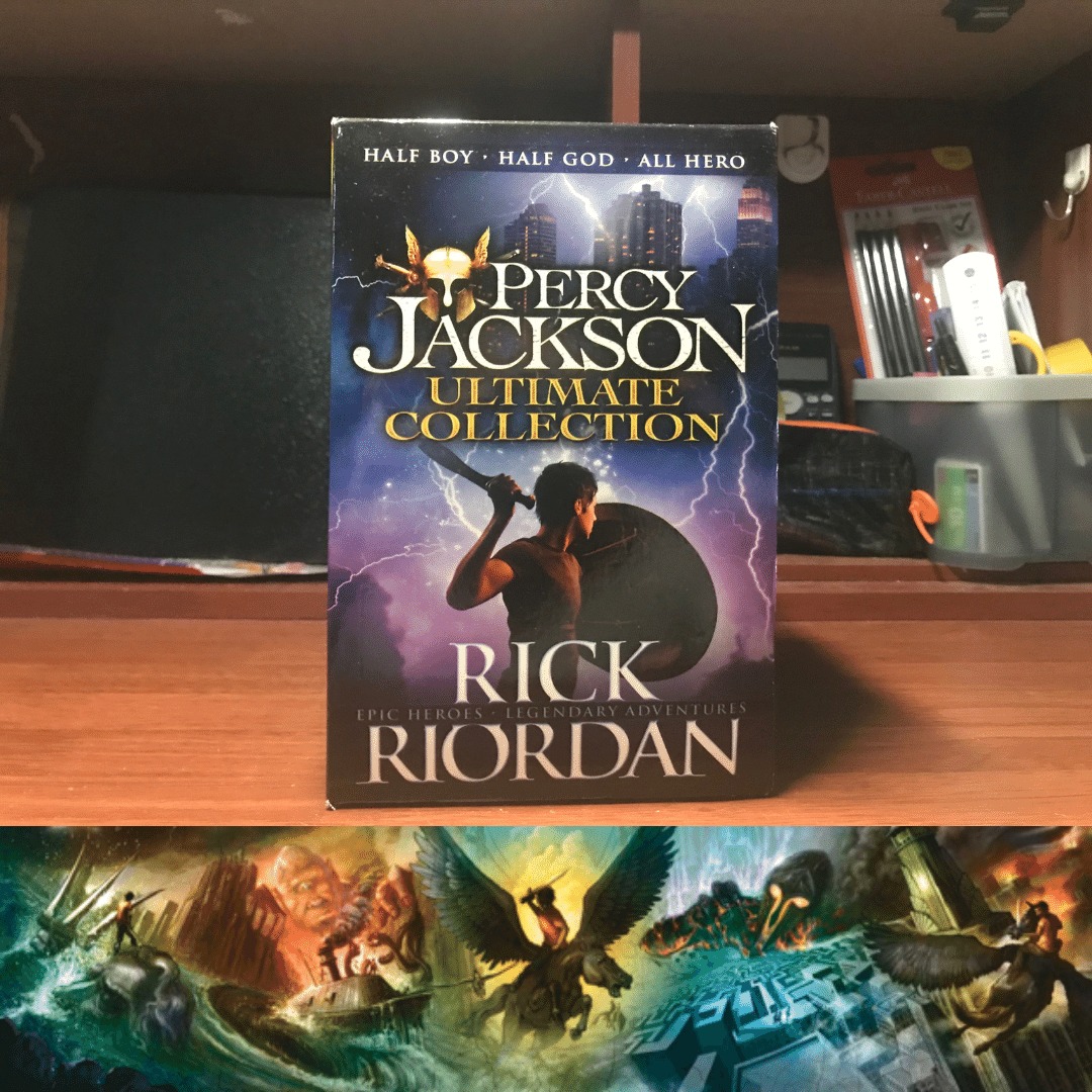 Percy Jackson Ultimate Collection Rick Riordan Box Set, Hobbies & Toys ...