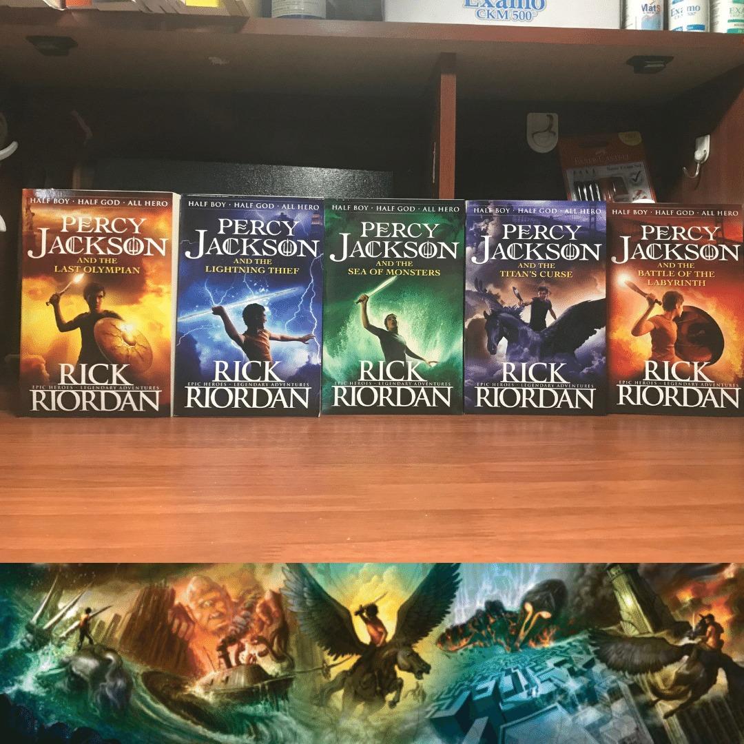Percy Jackson Ultimate Collection Rick Riordan Box Set Hobbies And Toys