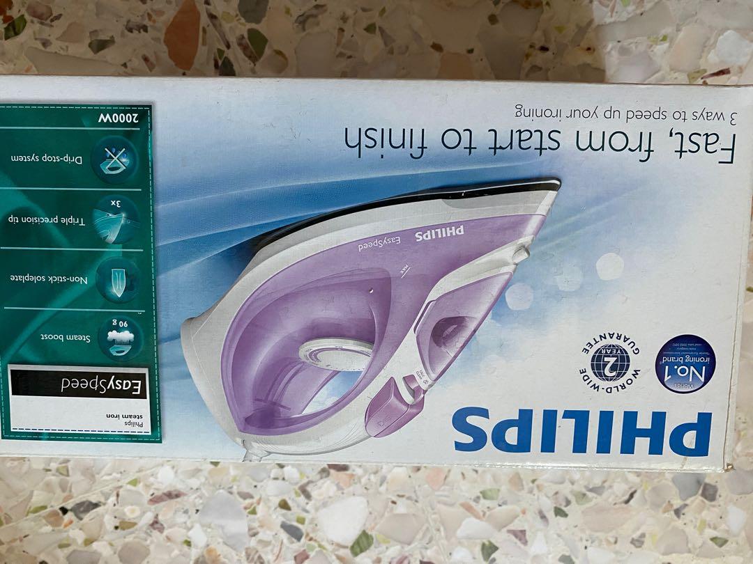 Philip Steam Iron, TV & Home Appliances, Irons & Steamers on Carousell