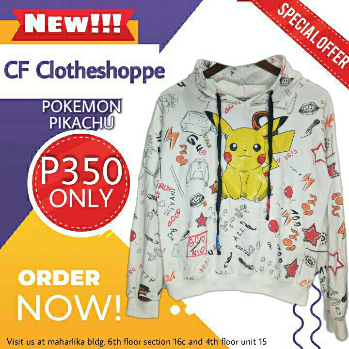 Pokemon x Pikachu Hoodie Jacket, Women's Fashion, Coats, Jackets and ...