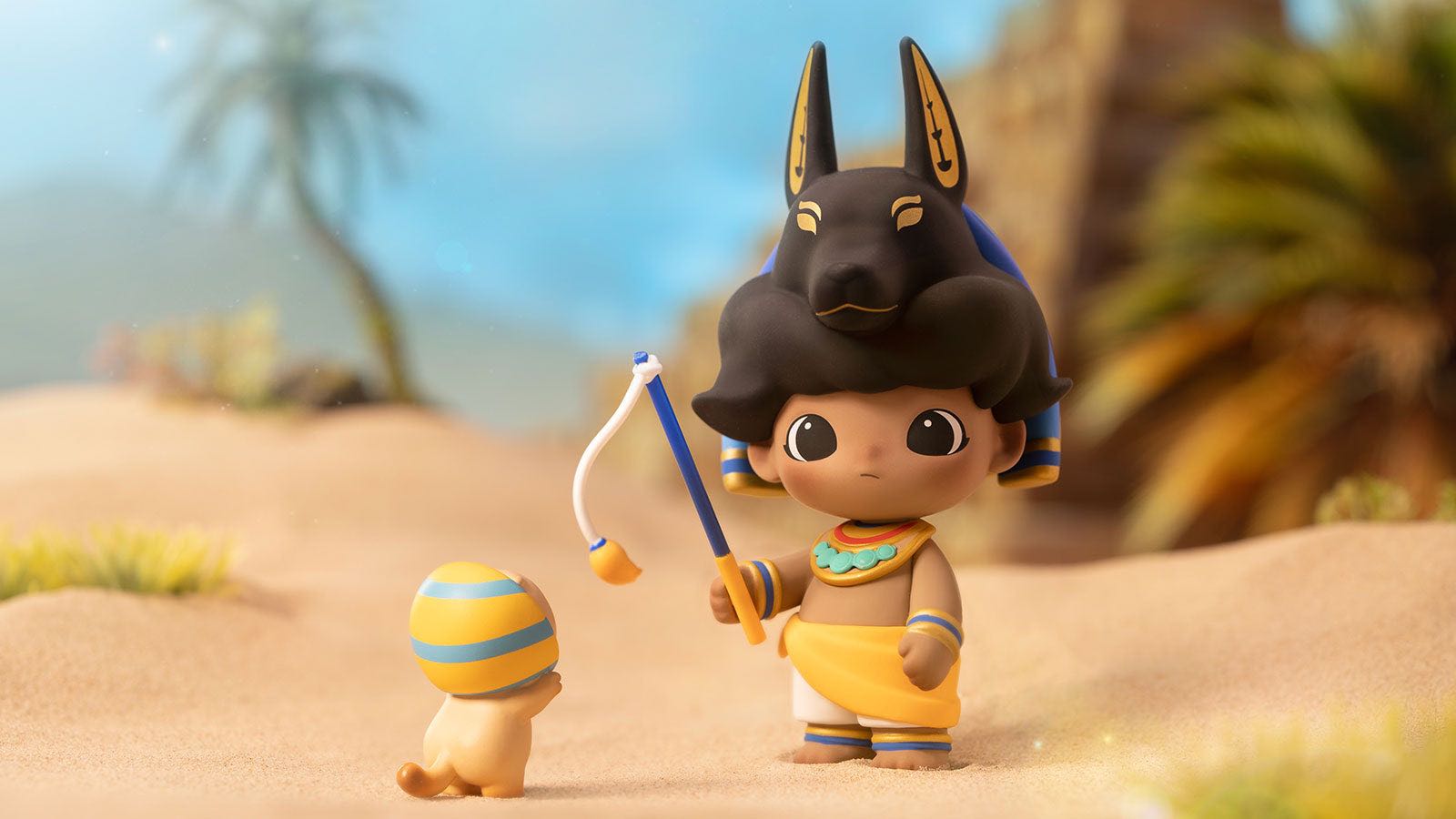 Popmart dimoo time roaming anubiscat, Hobbies & Toys, Toys & Games on ...