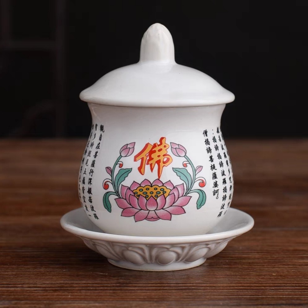 Prayer cup water offering to Buddha, Hobbies & Toys, Memorabilia ...