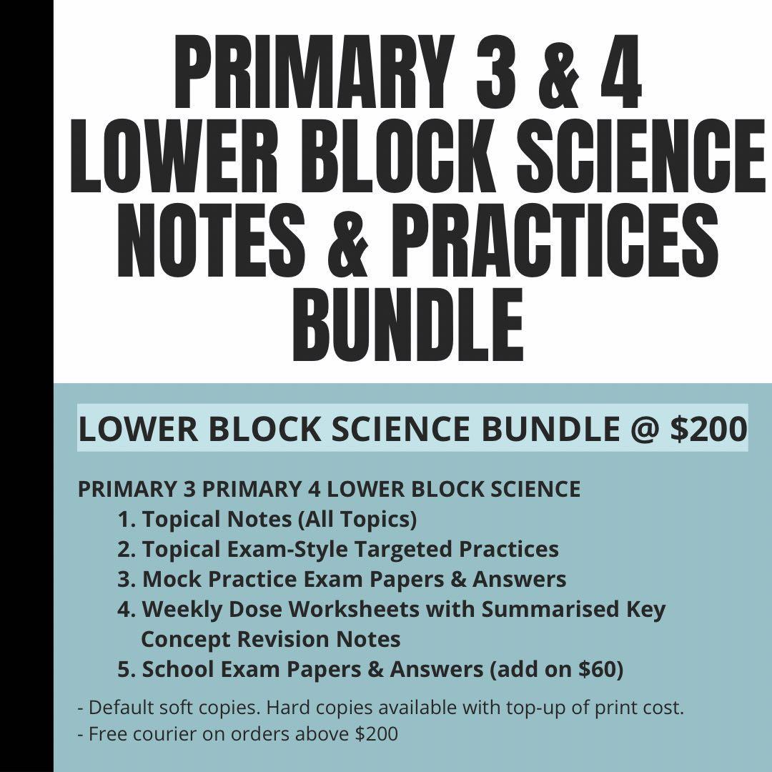 PRIMARY 3 PRIMARY 4 LOWER BLOCK SCIENCE COMPREHENSIVE TOPICAL REVISION ...