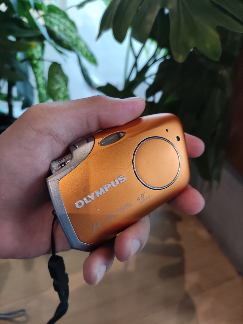 *RARE* Olympus µ-mini digital (Copper Orange) digital camera ...