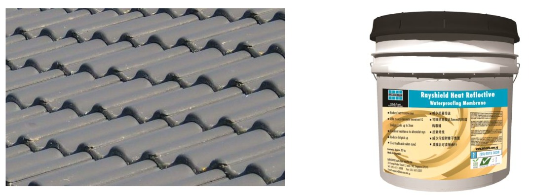 Rayshield Heat Reflective Waterproofing Membrane Coating, Furniture ...