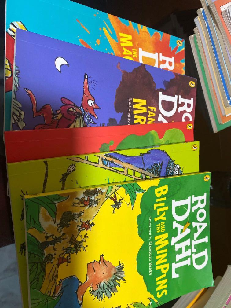 Roald Dahl childrens books, magic finger,fantastic mr fox,esio trot ...