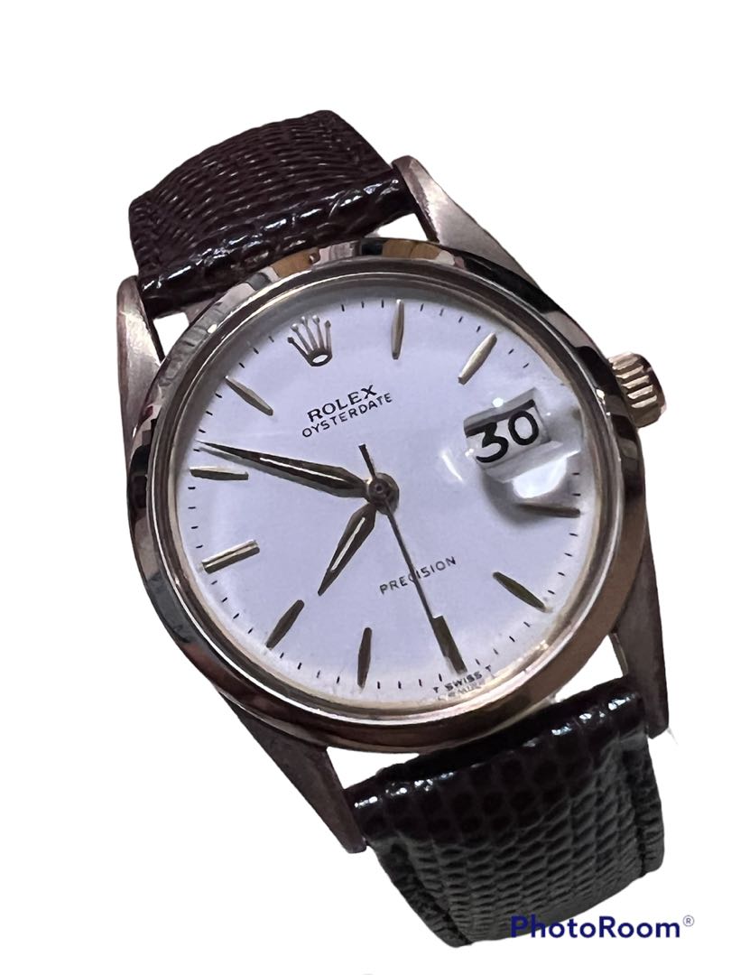 ROLEX OYSTERDATE PRECISION 6094 34MM, Luxury, Watches on Carousell