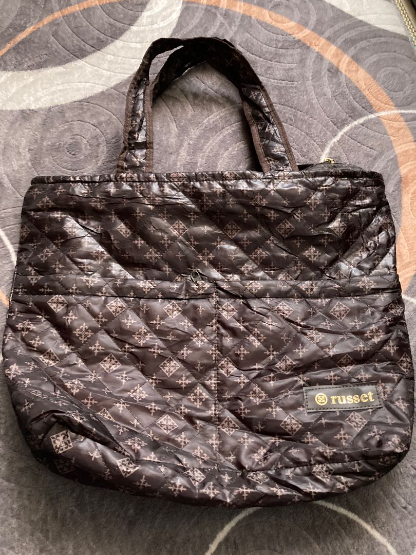 Original Russet Quilted Tote bag/ shoulder bag Russet Japan, Women's ...