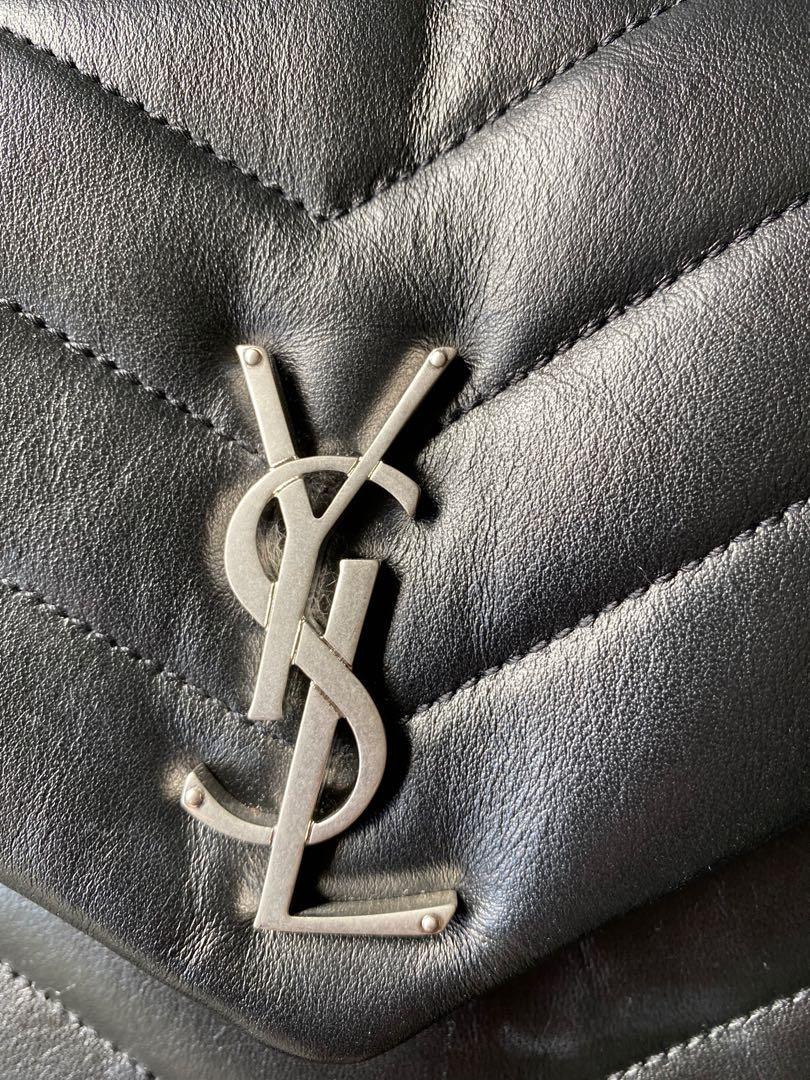 Saint Laurent (YSL) Lou Lou Backpack (black leather), Women's Fashion ...