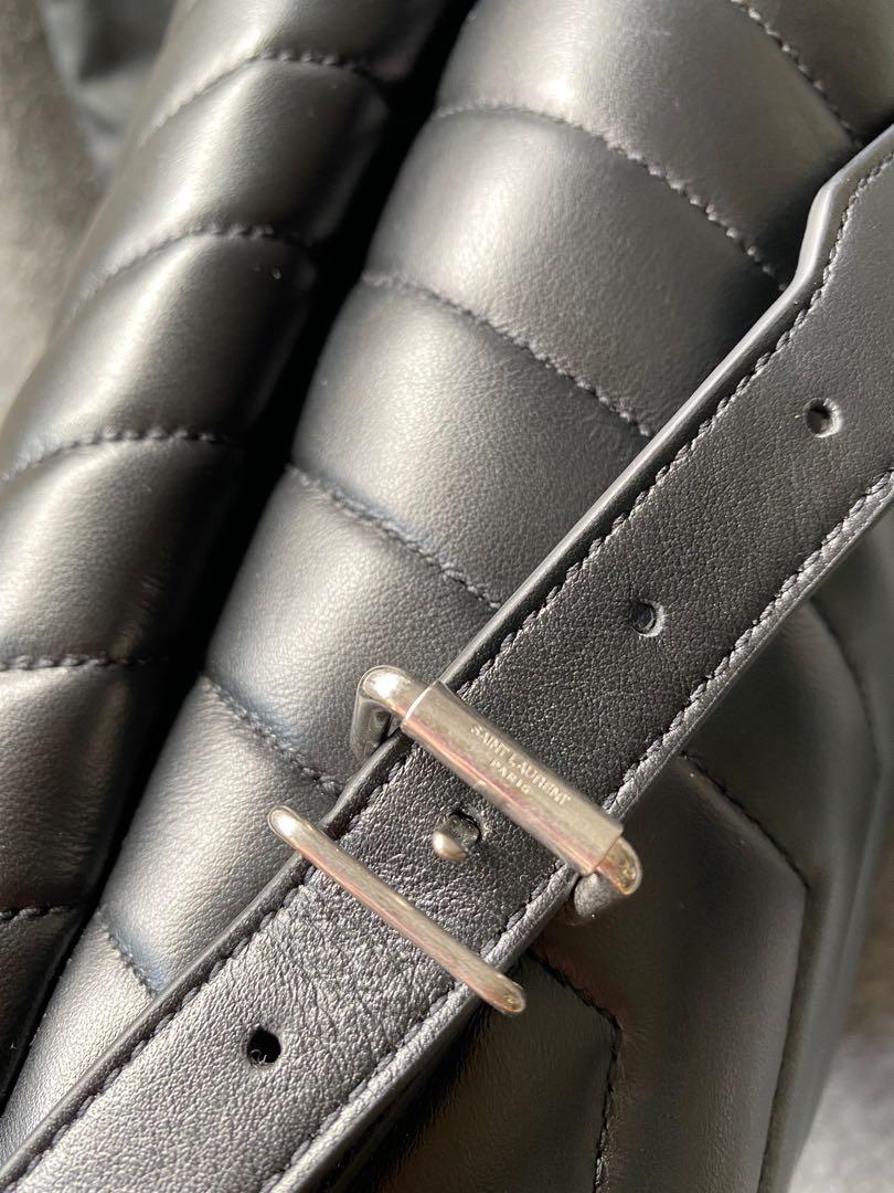 Saint Laurent (YSL) Lou Lou Backpack (black leather), Women's Fashion ...