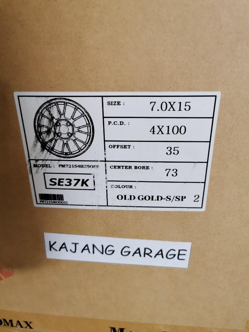 Se37 promax alloy wheels made in thailand 15 4x100 7jj off 35, Auto ...