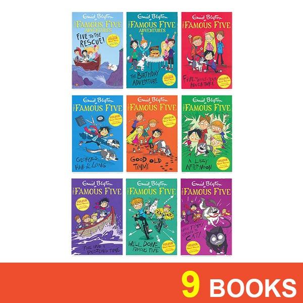 [SG STOCK]Enid Blyton The Famous Five (9 Books), Hobbies & Toys, Books ...