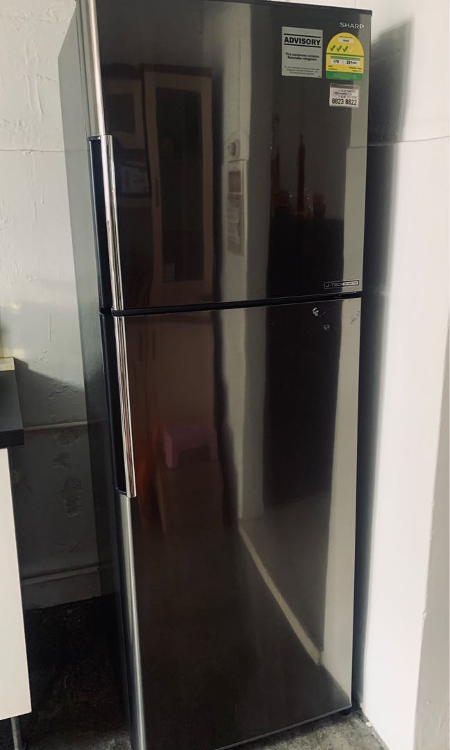 Sharp 317L fridge - SJ-RX42E-SL2 2-DR, TV & Home Appliances, Kitchen ...