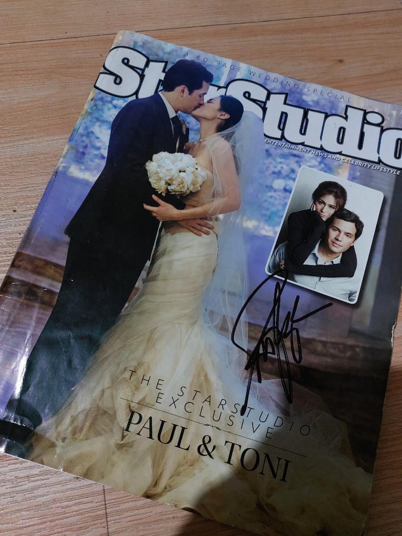 Signed by Toni Gonzaga - Paul and Toni Starstudio Magazine, Hobbies ...