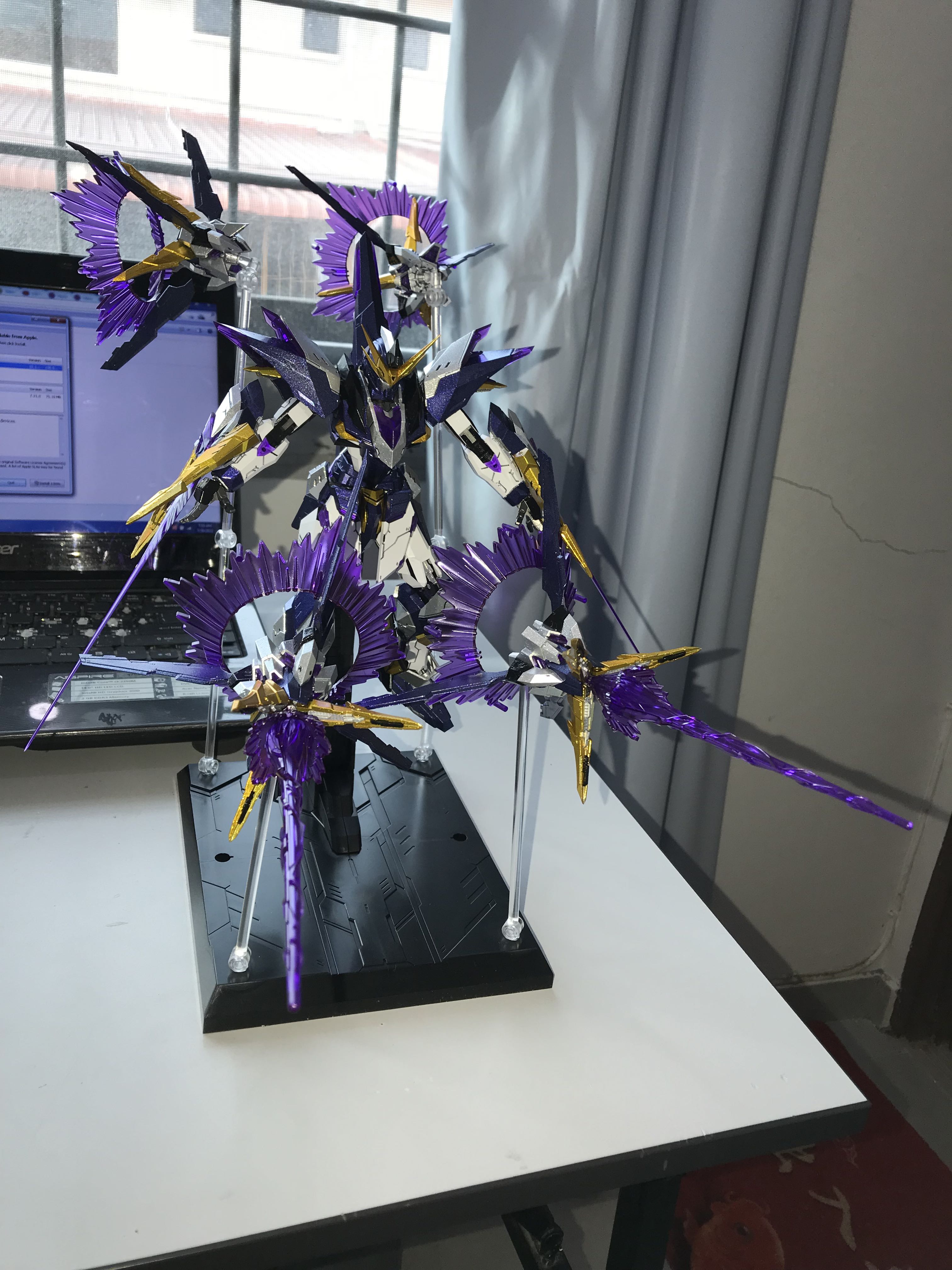 Snaa gundam falcon hunter xh01 custom color blue, Hobbies & Toys, Toys ...