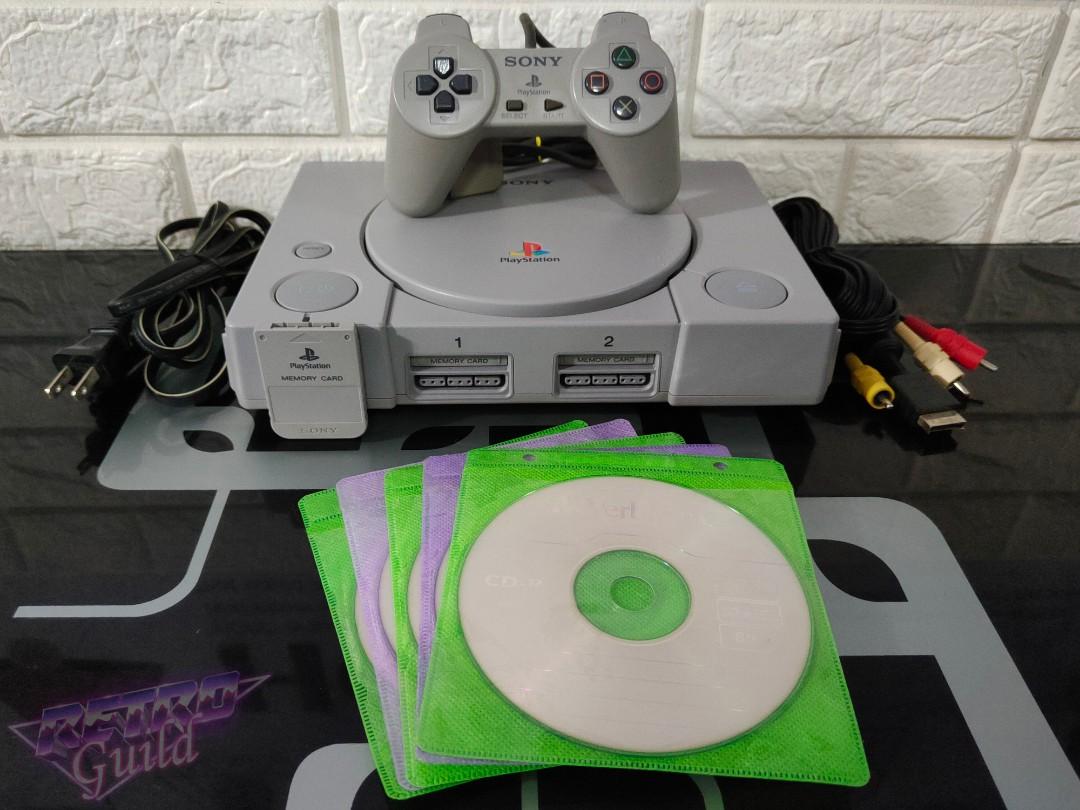 Sony PlayStation Modified + Free 10 Burn CD Games, Video Gaming, Video ...