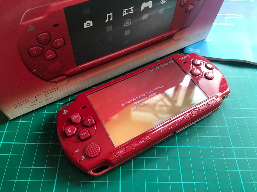 Sony Psp 2000 Slim Deep Red, Video Gaming, Video Game Consoles ...