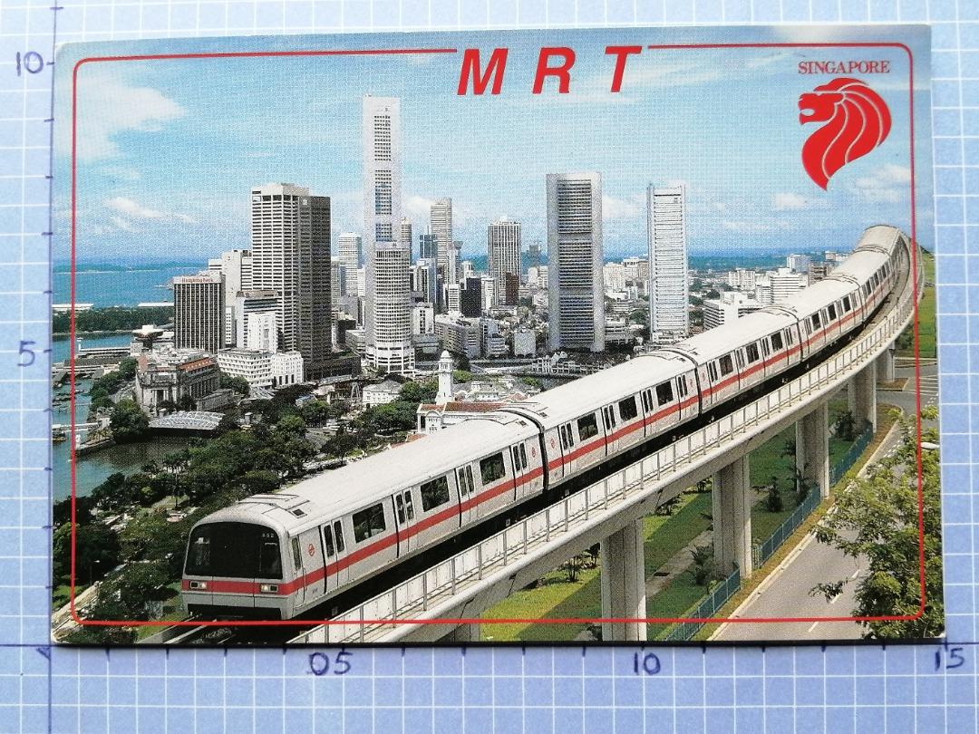 S'pore Iconic MRT System Post Card (Rare Vintage Postcard of Singapore 1990's), Hobbies & Toys ...
