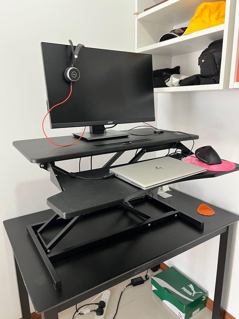 Standing desk add on, Furniture & Home Living, Furniture, Tables & Sets ...