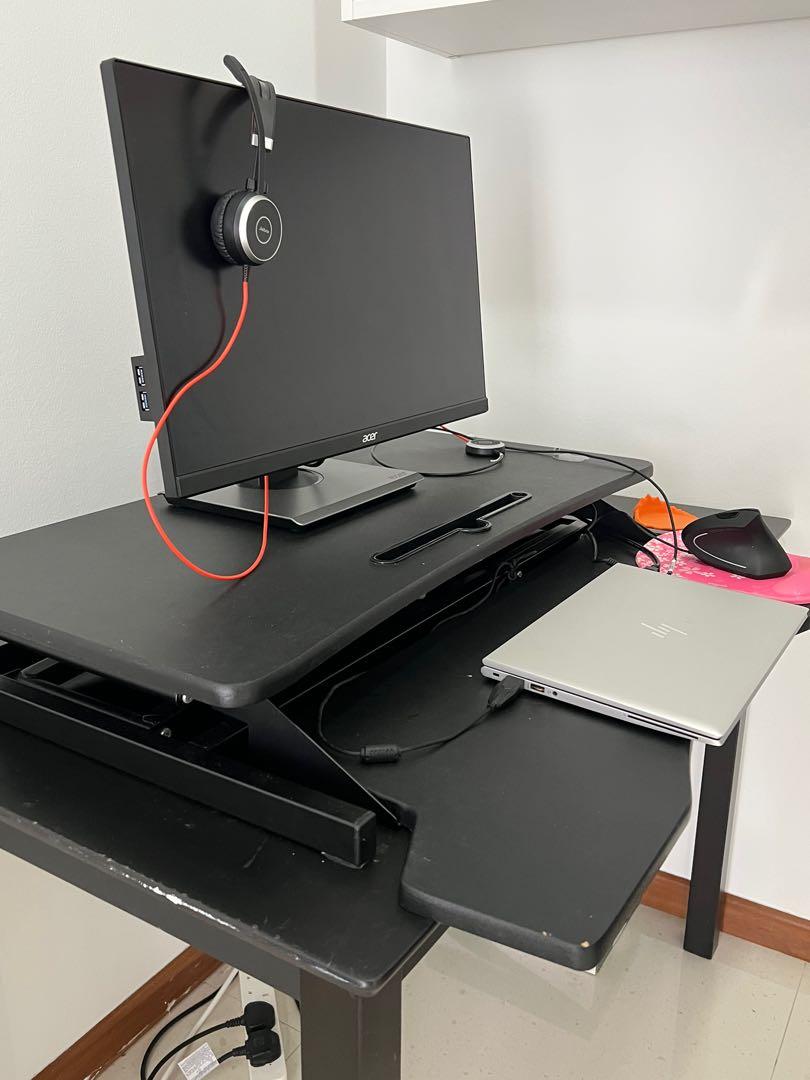 Standing desk add on, Furniture & Home Living, Furniture, Tables & Sets ...