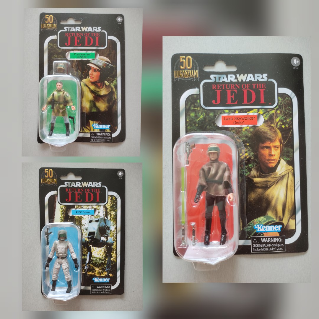 Star Wars Luke Skywalker Leia ATST Drivers 50th Anniversary Vintage ...