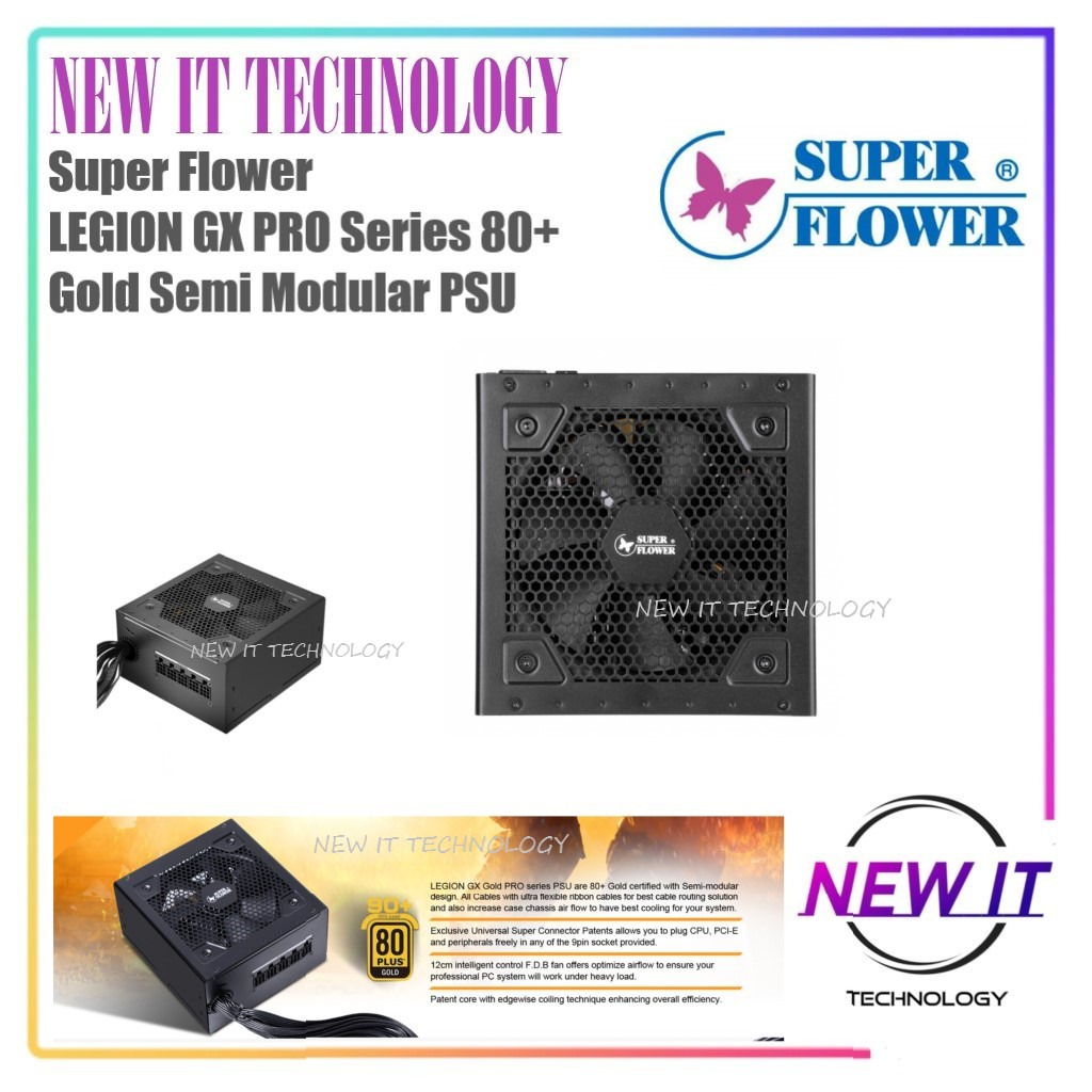 Super Flower LEGION GX PRO Series 80+ Gold Semi Modular PC Desktop ...