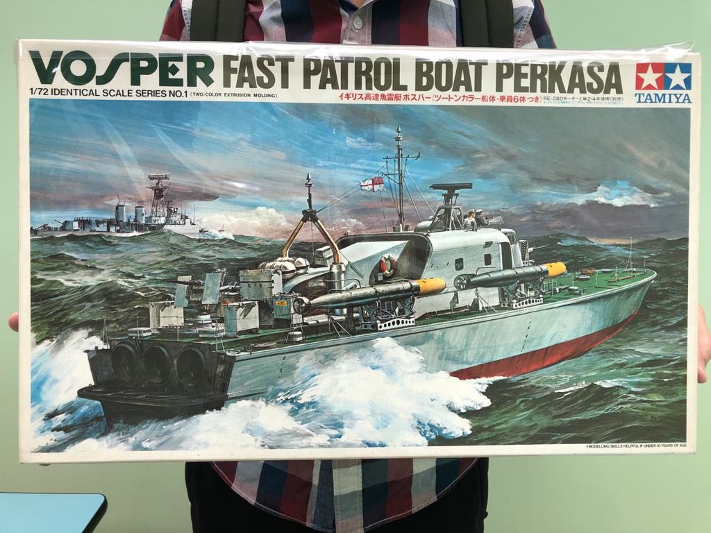 Tamiya 1/72 Vosper fast patrol boat Perkasa, 興趣及遊戲, 收藏品及紀念品, 古董收藏 ...