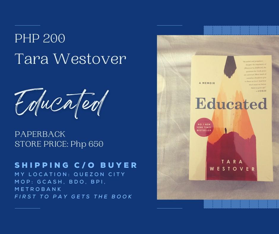 Tara Westover - Educated, Hobbies & Toys, Books & Magazines, Fiction ...