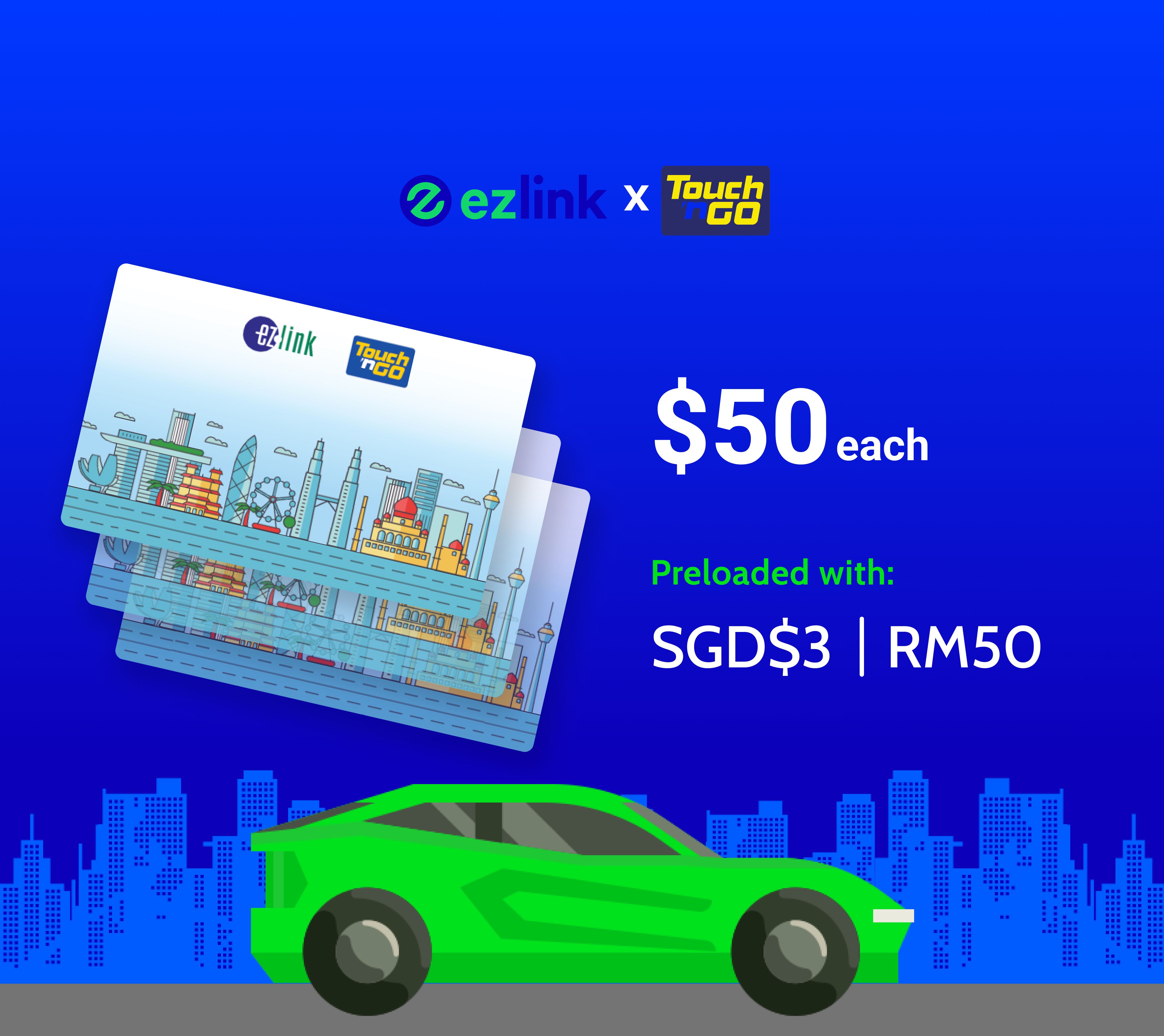Touch n Go Card | Touch n Go | Preloaded with ringgit | Touch and Go ...