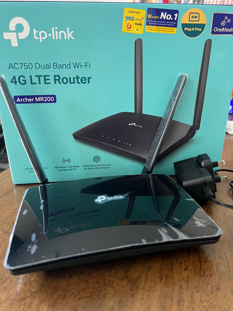 TP link SIM card router maxis plan unit, Computers & Tech, Parts ...