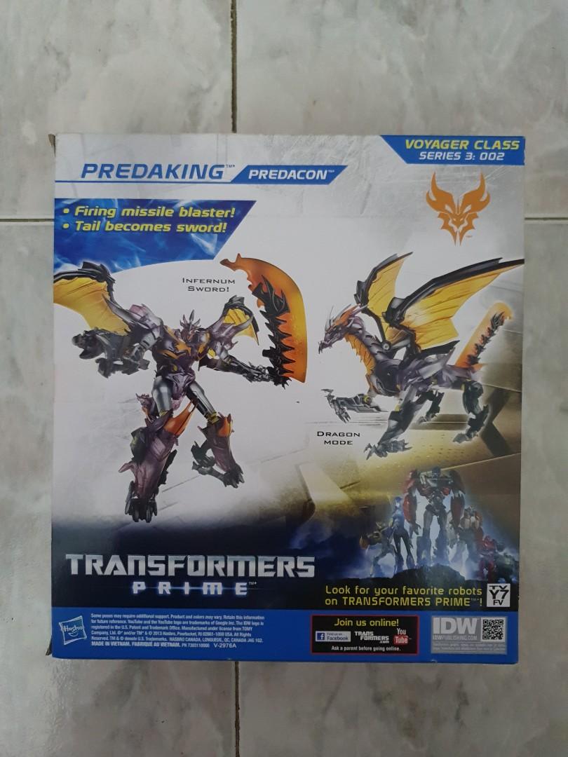 Transformers Prime Beast Hunters Predaking Voyager Class, Hobbies ...