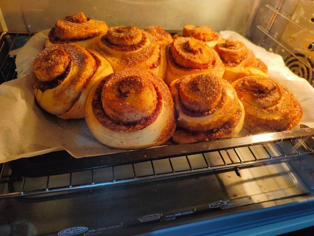 Turkish Cinnamon bun fresh from oven Original rich taste of cinnamon ...