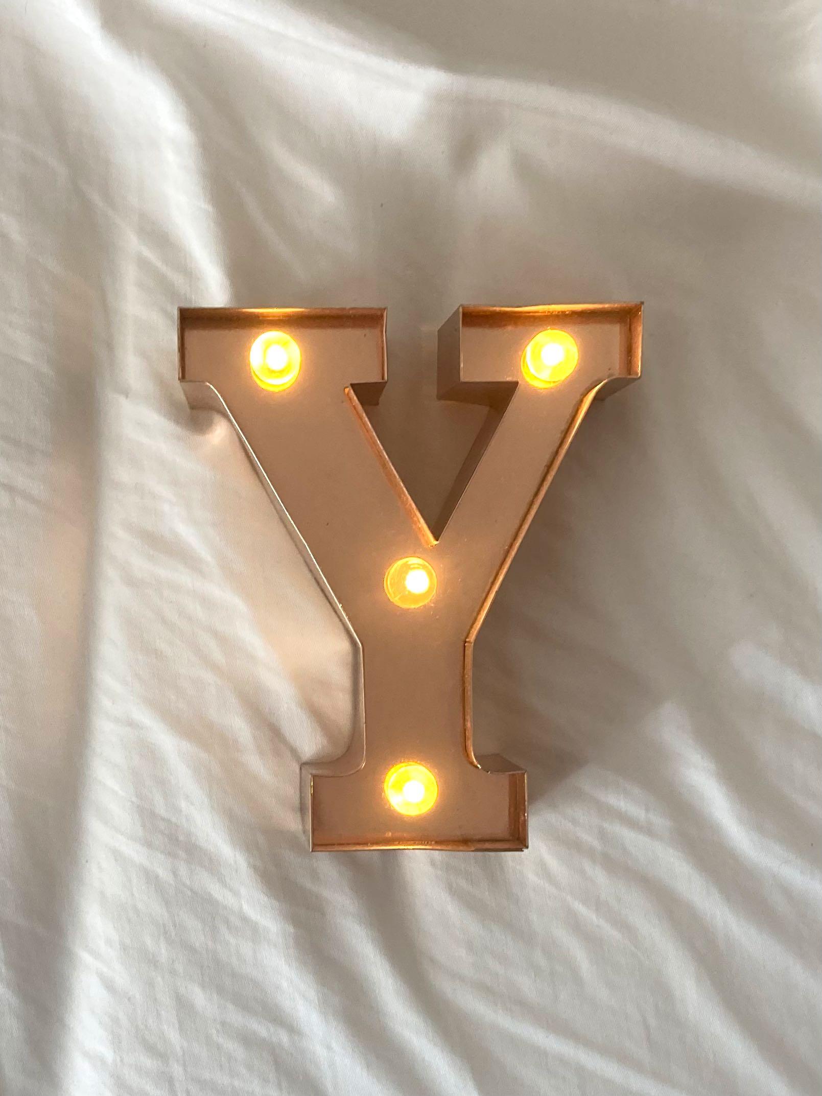 Typo alphabet light, Furniture & Home Living, Lighting & Fans, Lighting ...