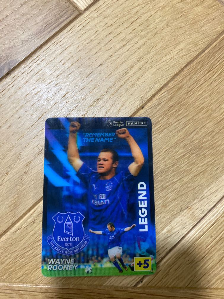Ultra rare Wayne Rooney legend card, Hobbies & Toys, Memorabilia ...