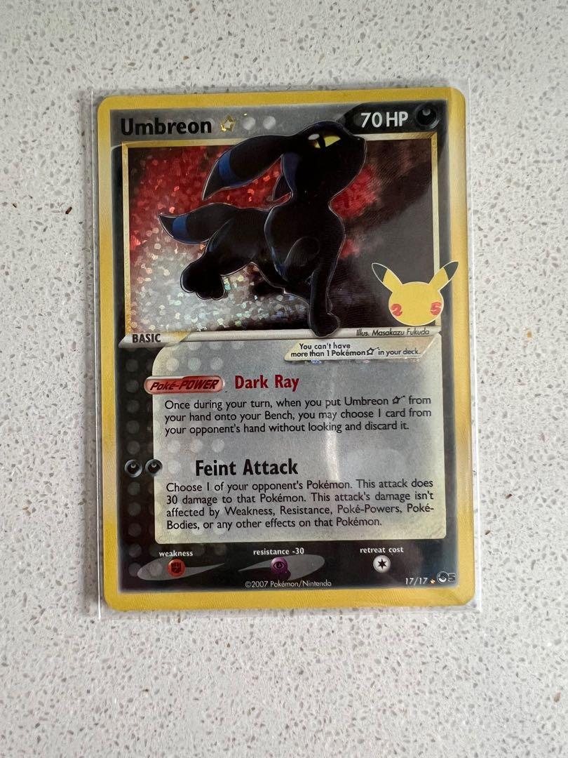 Umbreon Gold Star - 17/17 - Ultra Rare (Classic Collection, Hobbies ...
