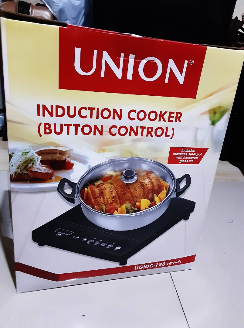 Union UGIDC-188 Induction Cooker Top Glass Panel, TV & Home Appliances ...