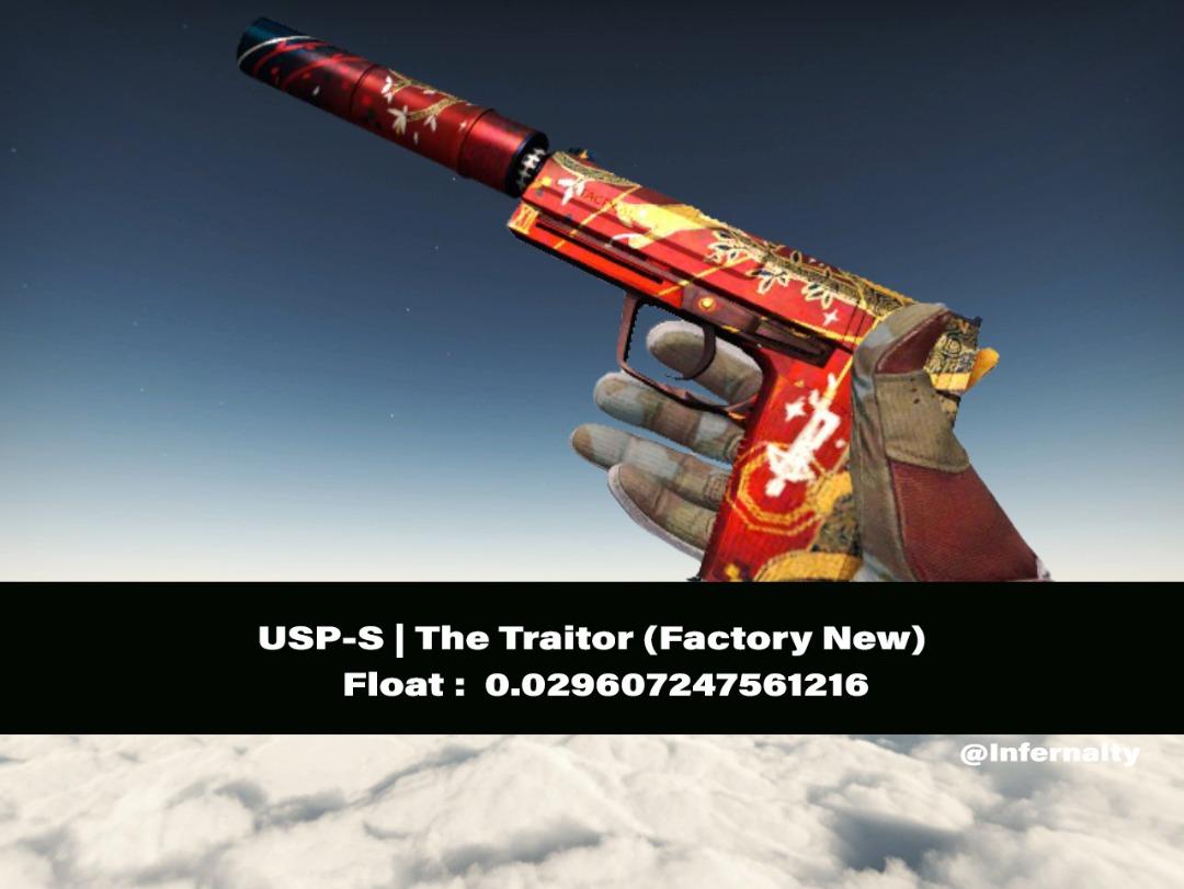 USP-S The Traitor FN CSGO SKINS KNIVES, Video Gaming, Gaming ...