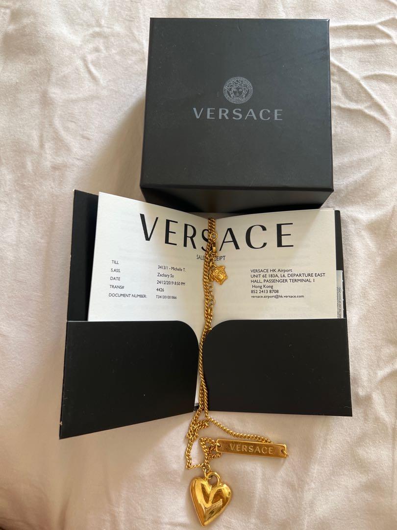 Versace heart metal gold, Women's Fashion, Jewelry & Organisers ...
