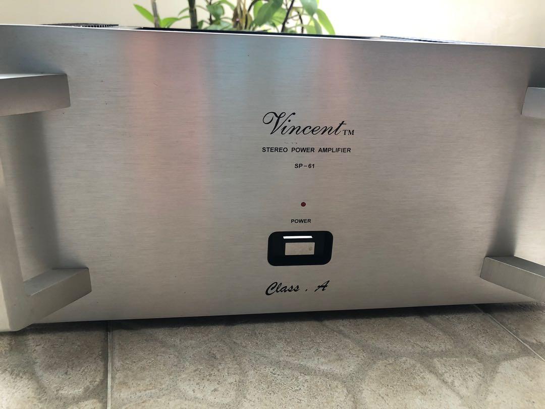 Vincent Power Amplifier SP-61 class A, Audio, Soundbars, Speakers ...