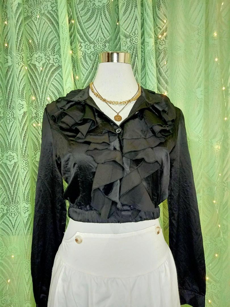 VINTAGE REWORK TOP, Women's Fashion, Tops, Longsleeves on Carousell