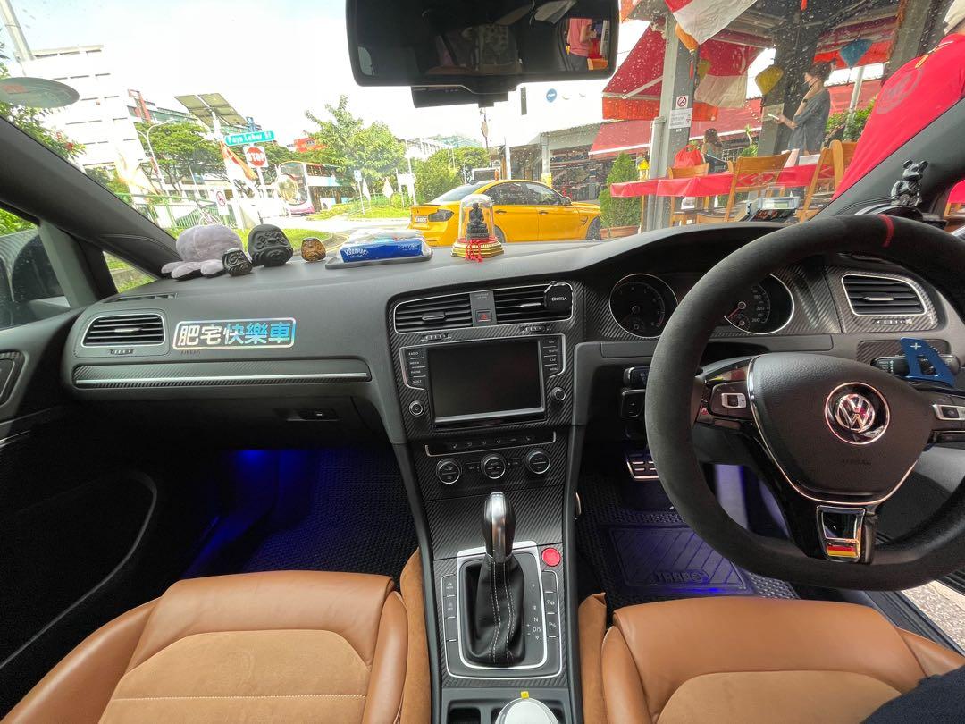 Volkswagen Golf MK7 Interior Panel Wrap Dry Carbon Matte 3M, Car ...