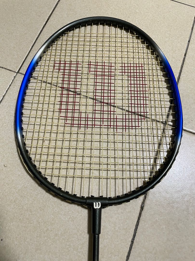 Wilson & Carlton badminton racket, Sports Equipment, Sports & Games ...
