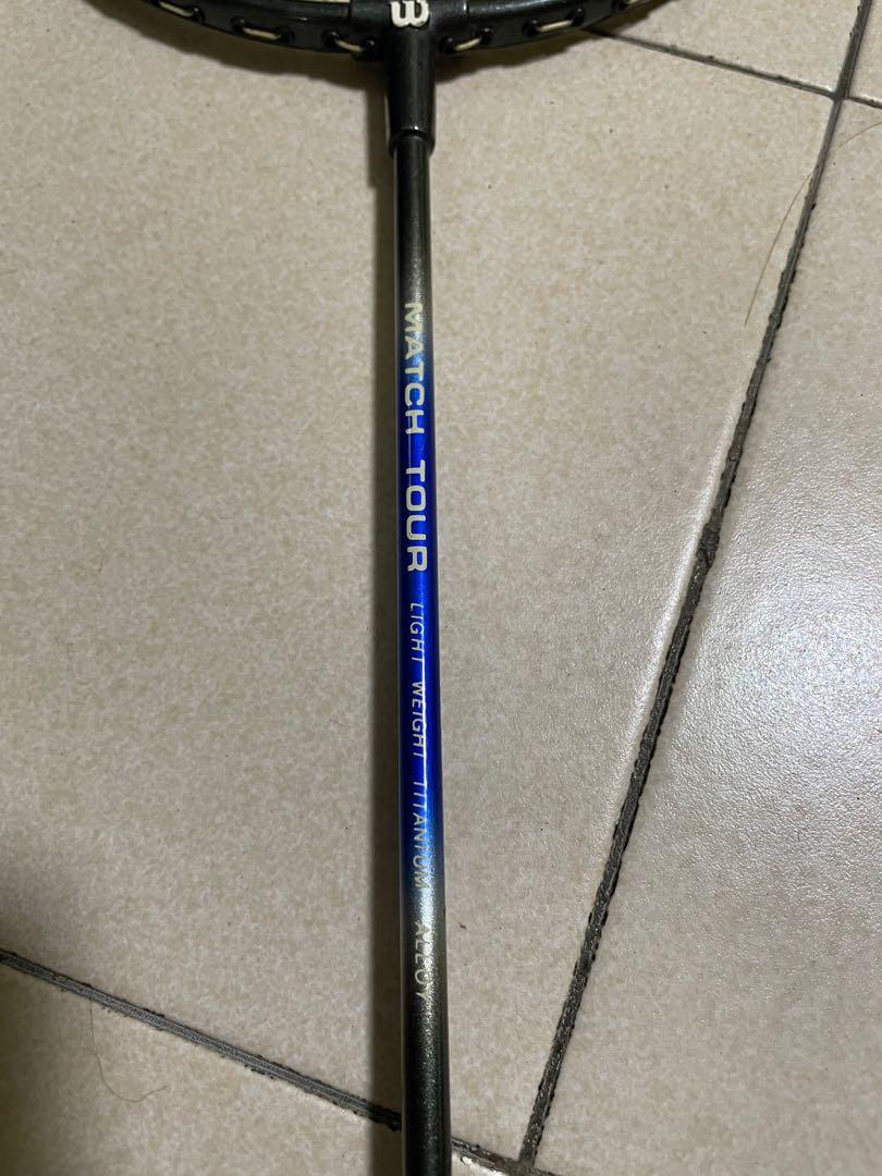 Wilson & Carlton badminton racket, Sports Equipment, Sports & Games ...