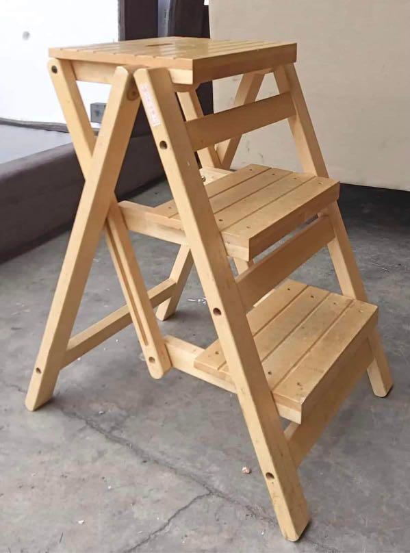 Wooden stepper, Furniture & Home Living, Furniture, Other Home ...