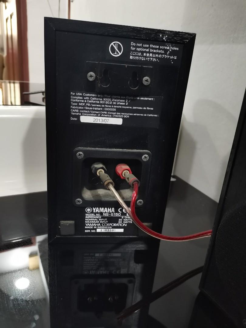 Yamaha Speaker Set + B&W Center Speaker Sub Woofer Amplifier, Audio, Soundbars, Speakers ...