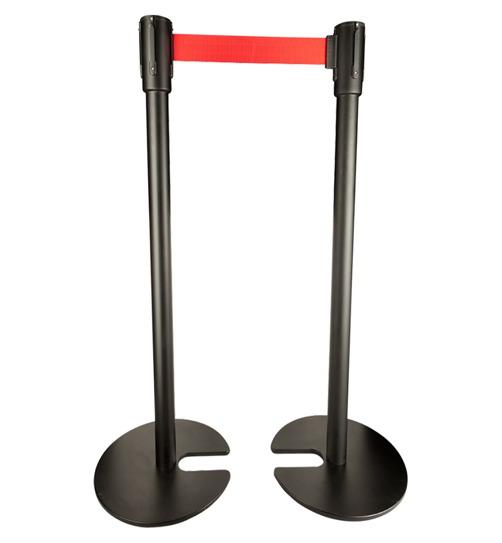ZEBRA Stackable stanchion post barrier crowd control stand post ...