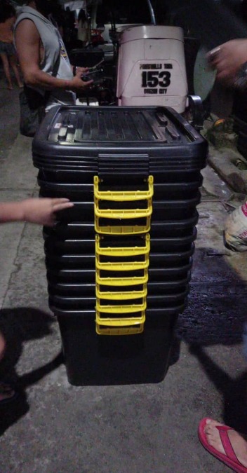 143L STORAGE BIG BLACK BOXES J&T, Furniture & Home Living, Home ...