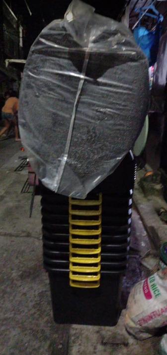 143L STORAGE BIG BLACK BOXES J&T, Furniture & Home Living, Home ...