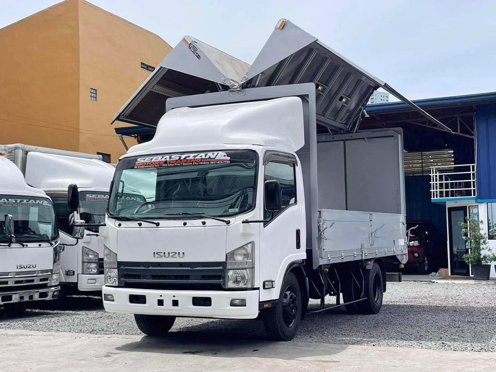 2021 ISUZU ELF ALUMINUM WING VAN 15FT N-SERIES NPR MOLYE 6STUD 4JJ1 ...