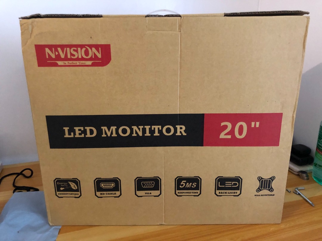 20-inch NVISION Monitor, Computers & Tech, Parts & Accessories, Monitor ...